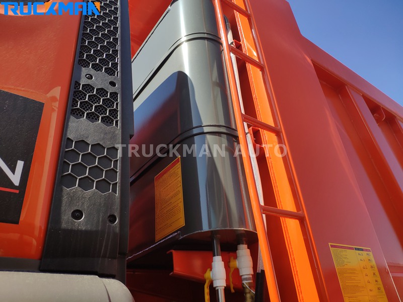 Instructions For Using The Dump Truck Pressure Spray System