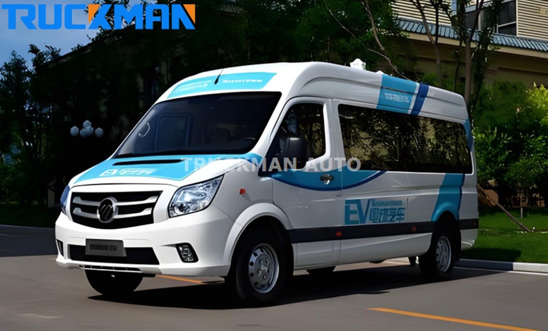 Electric FOTON TOANO EV Passenger Bus For Group Travel To Costa Rica