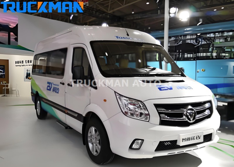 Electric FOTON TOANO EV Passenger Bus For Group Travel To Costa Rica