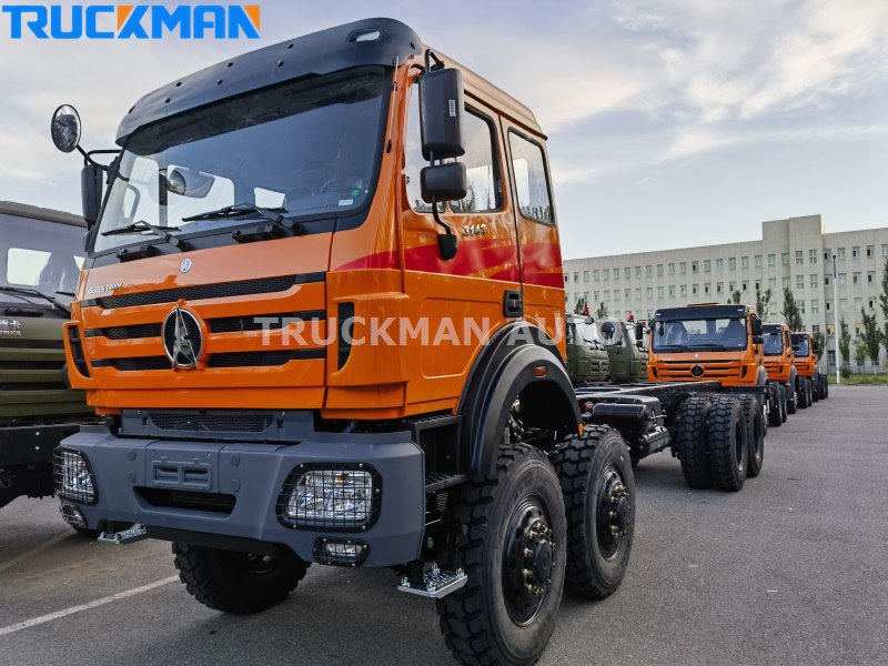 8x8 BEIBEN 420HP Cargo Truck Chassis