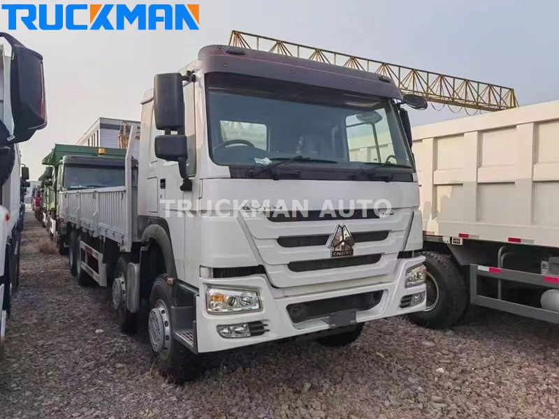 SINOTRUK HOWO 12 Wheels 400HP Cargo Truck For Daily Necessity ...