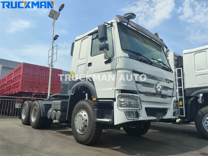 50 Tons Trailer Head SINOTRUK HOWO 6X4 371HP Head Truck Pull Semi Trailers
