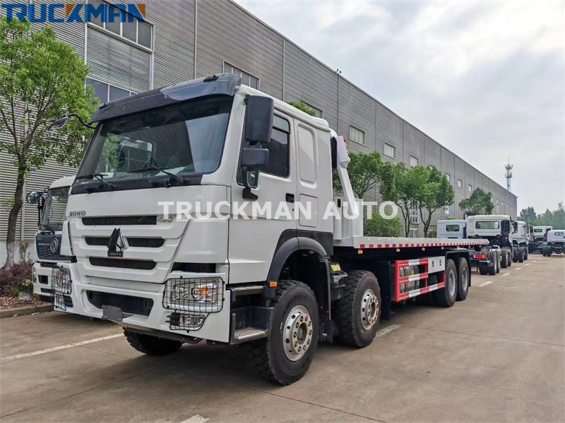 12 Wheels Tow Truck SINOTRUK HOWO 8x4 430HP Wrecker Tow Truck