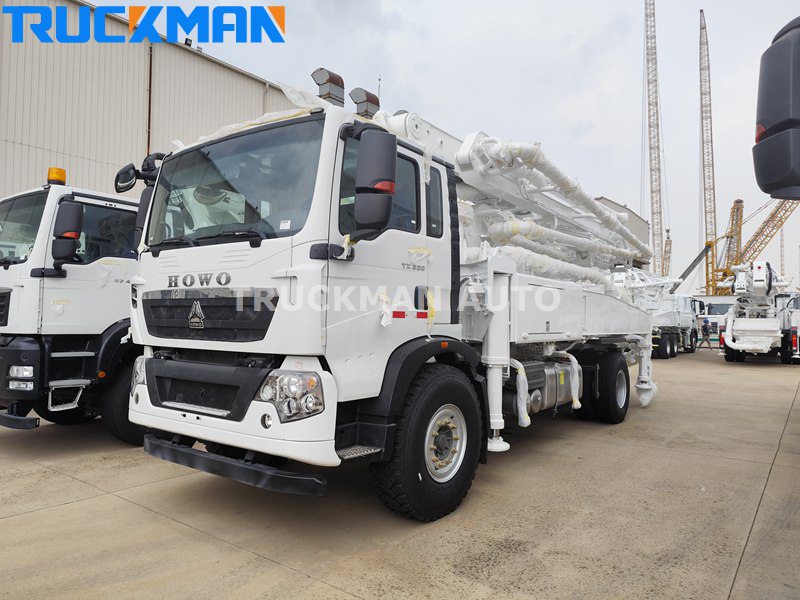 SINOTRUK HOWO TX 6 Wheels 37 Meters Pump Truck