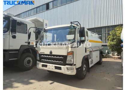 5m3 SINOTRUK HOWO 4X2 Fuel Tanker Truck Arrive Algeria