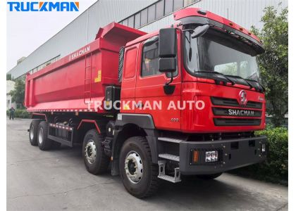 50 Tons Dump Truck SHACMAN F3000 8x4 400HP Dumper Truck To Guinea