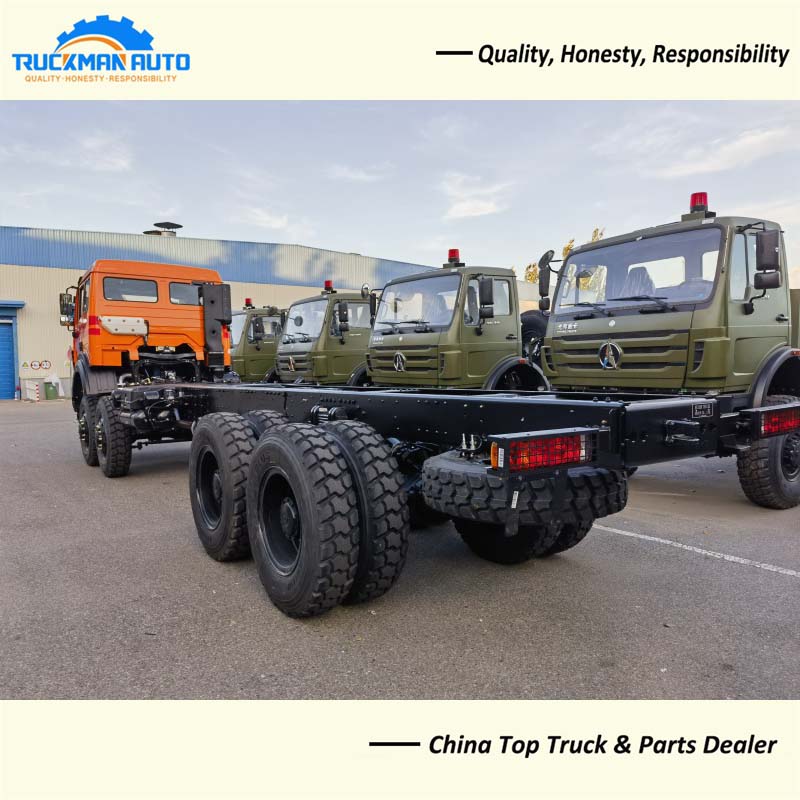 8x8 BEIBEN 420HP Cargo Truck Chassis