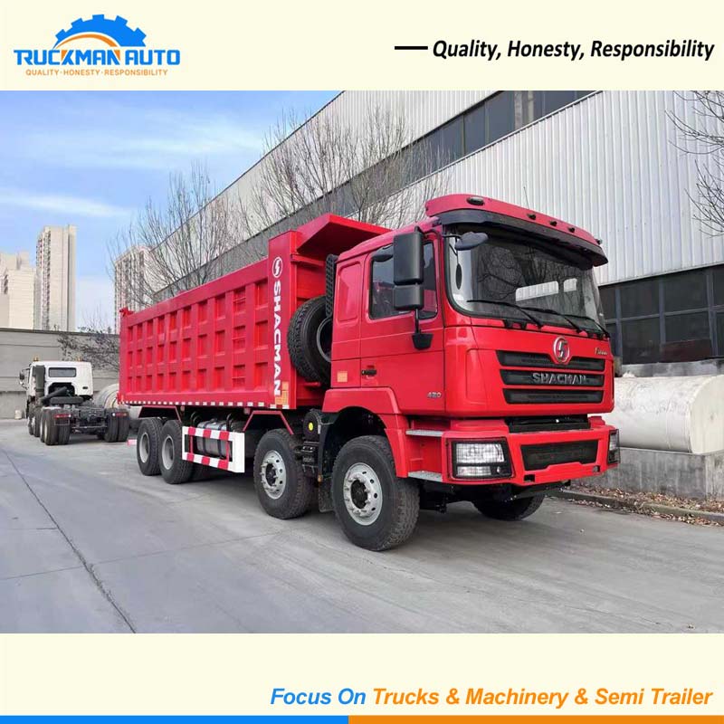 Brand New SHACMAN F3000 8X4 420HP Dumper Truck For Gravel Transportation