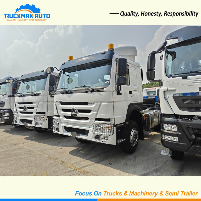 SINO TRUCK HOWO 6X4 430HP Trailer Truck With Air Deflector