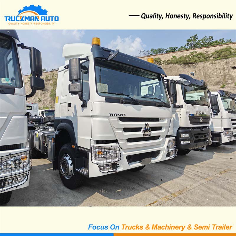 SINO TRUCK HOWO 6X4 430HP Trailer Truck With Air Deflector