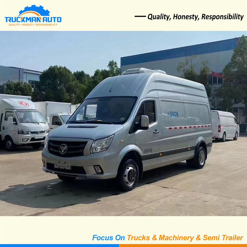 Rear Dual-tire FOTON TOANO Light Cargo Bus Refrigerated Bus For ...
