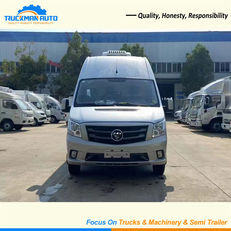 Rear Dual-tire FOTON TOANO Light Cargo Bus Refrigerated Bus For ...