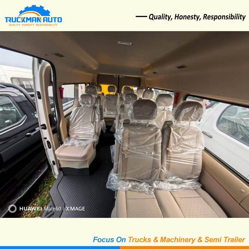 Electric FOTON TOANO EV 14 Seats Passenger Bus For Group Travel