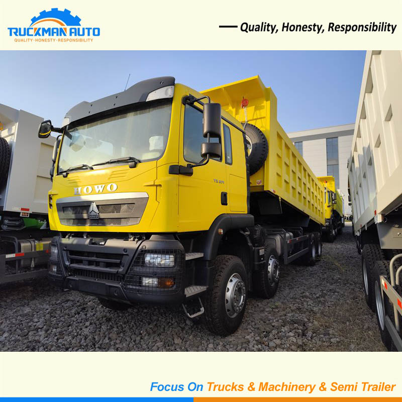HOWO TX 8x4 Tipping Truck With 371HP Engine