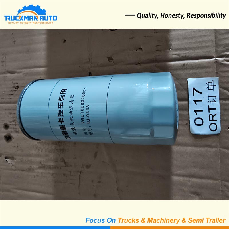 Good Quality SINOTRUK HOWO Oil Filter VG1540070005 For Tipper Truck