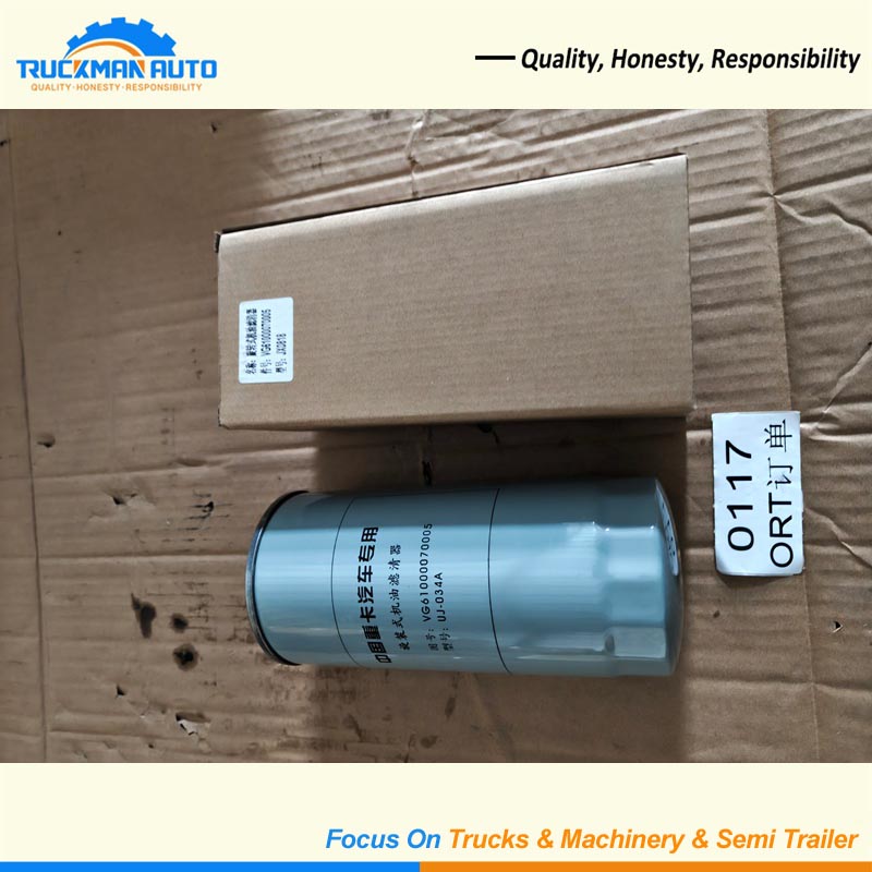 Good Quality SINOTRUK HOWO Oil Filter VG1540070005 For Tipper Truck