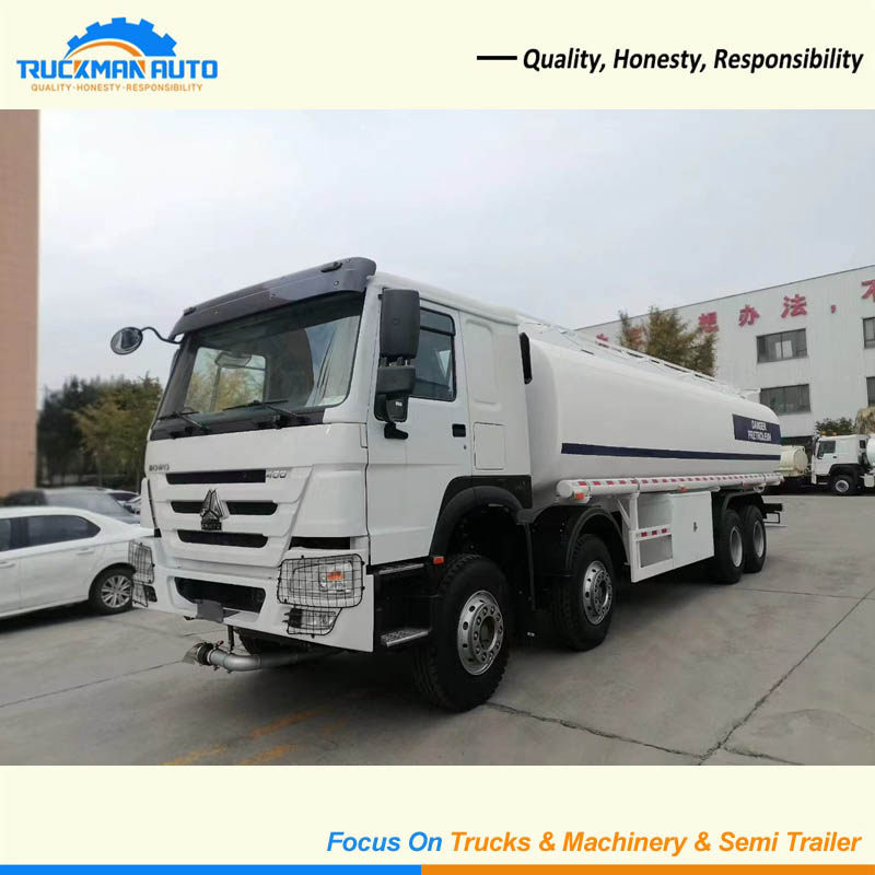 Durable SINOTRUK HOWO 12 Wheels 30 CBM Fuel Tanker Truck For Oil ...