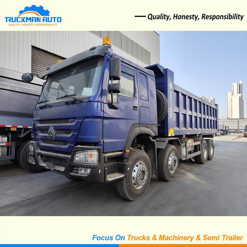 Cost Effective SINOTRUK HOWO 8X4 50 Tons Dump Truck For Nigeria